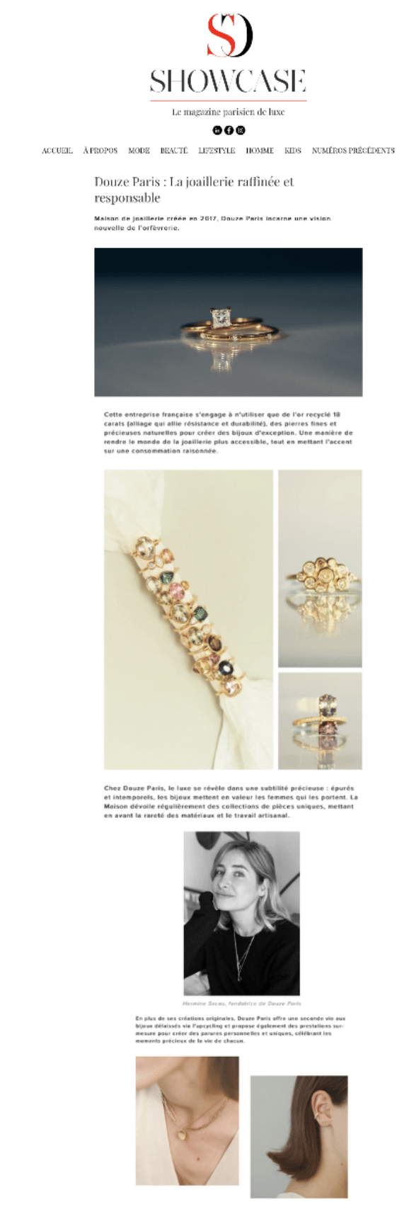 SHOWCASE, DECEMBER 2023 – Douze Paris